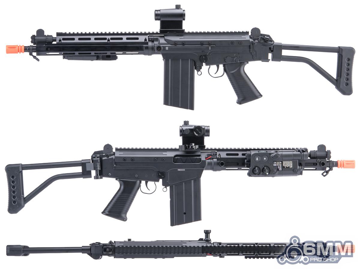 6mmProShop FAL Carbine Airsoft AEG w/ M-LOK Handguard - Carbine Barrel ...