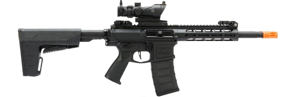 Classic Army DT-4 Double Barrel M4 Carbine Airsoft AEG Rifle - Black ...