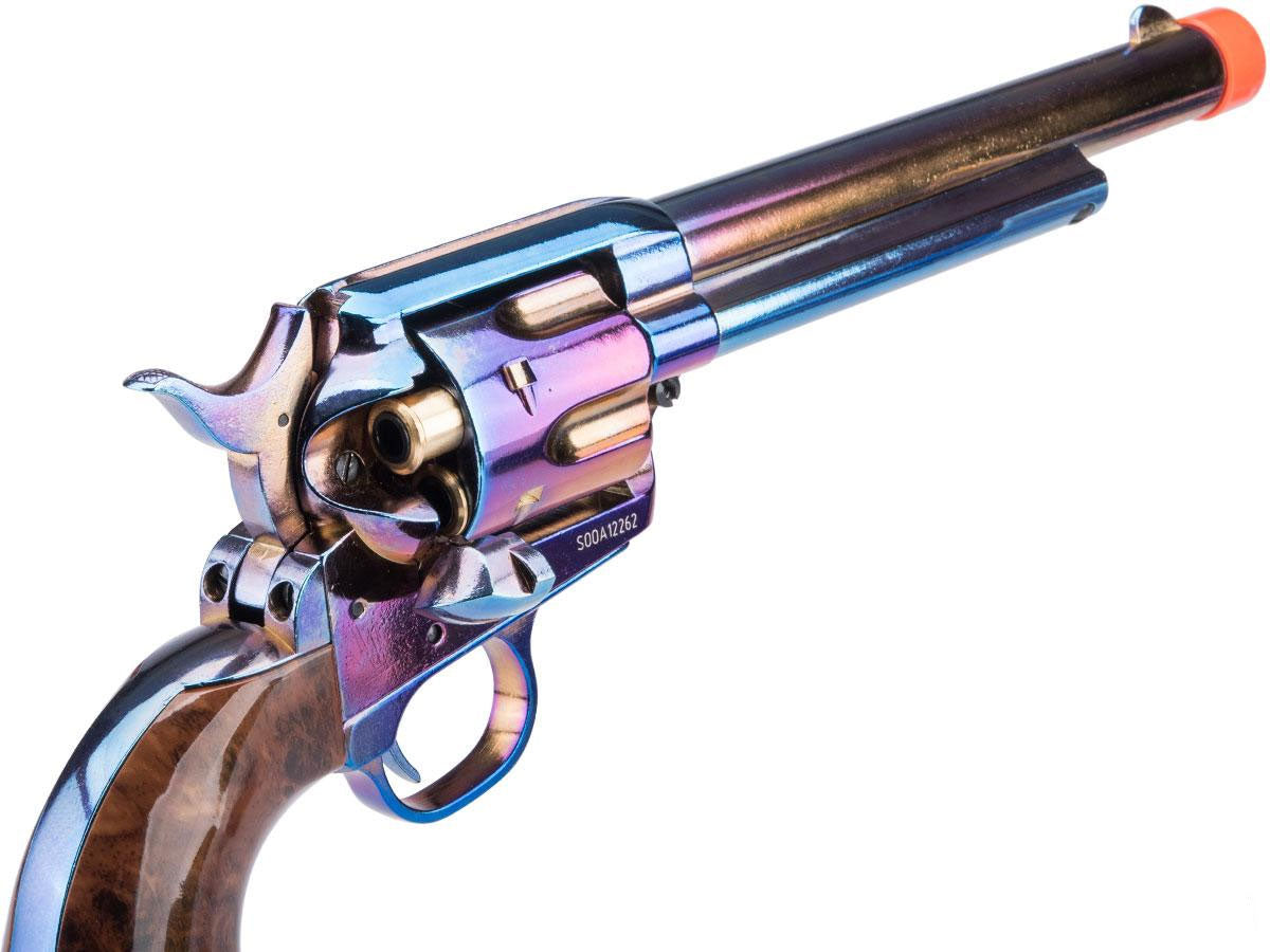 Colt SAA .45 Peacemaker Gas Powered Airsoft Revolver - Cavalry Barrel ...