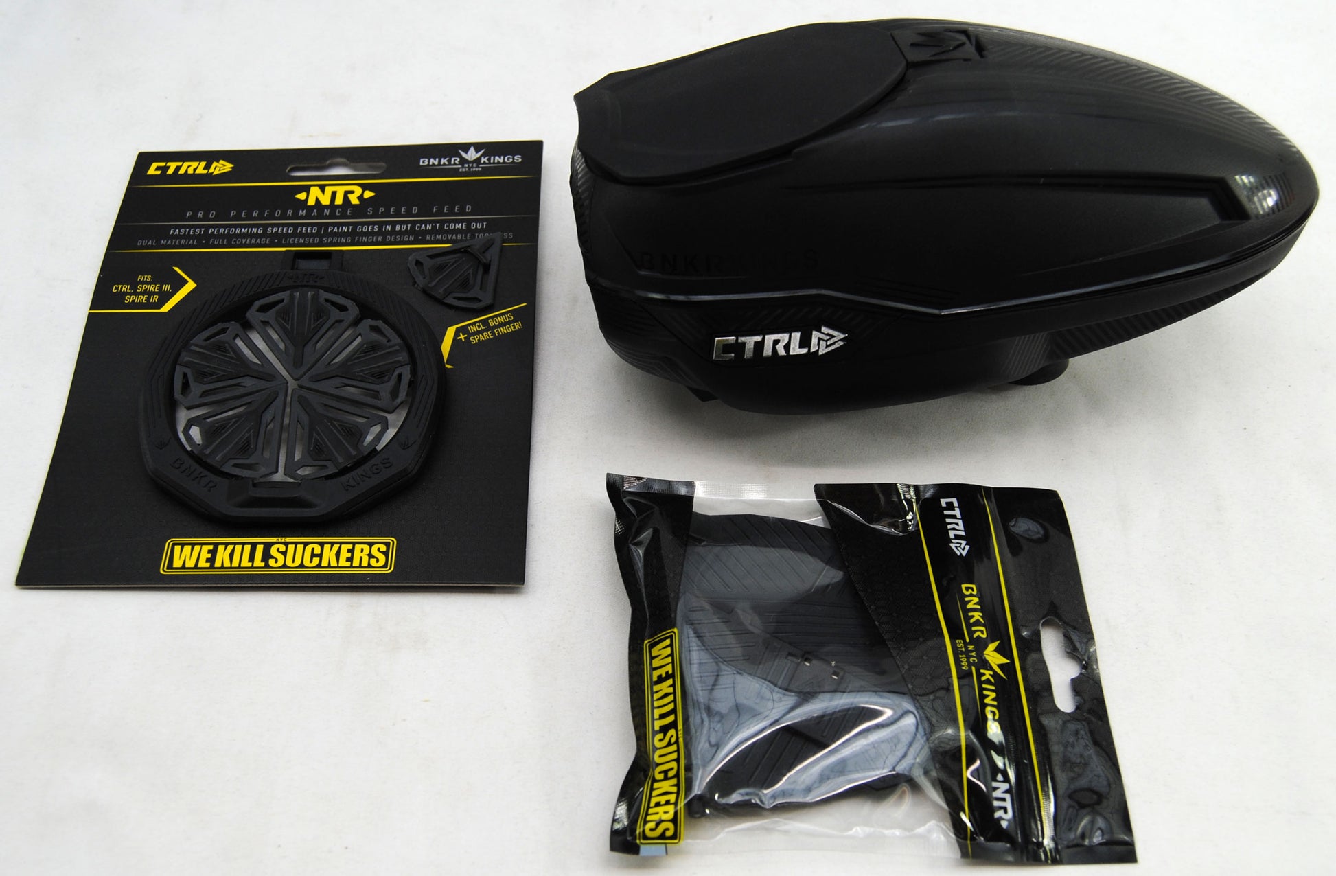 Used Bunker Kings CTRL Paintball Hopper Black – PB Sports LLC