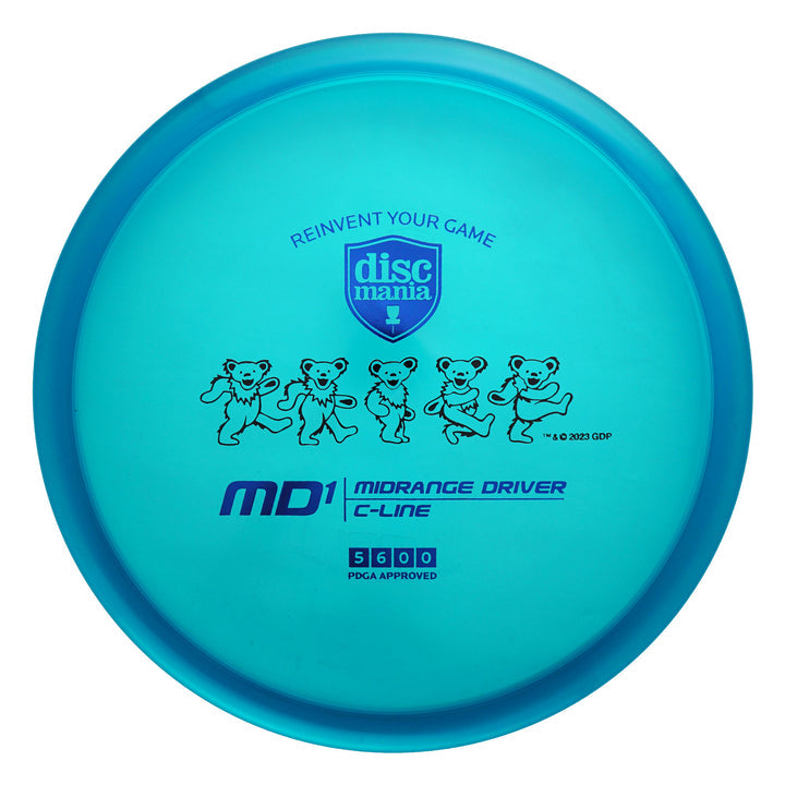 Discmania C-Line MD1 Disc - Grateful Dead Dancing Bears Stamp
