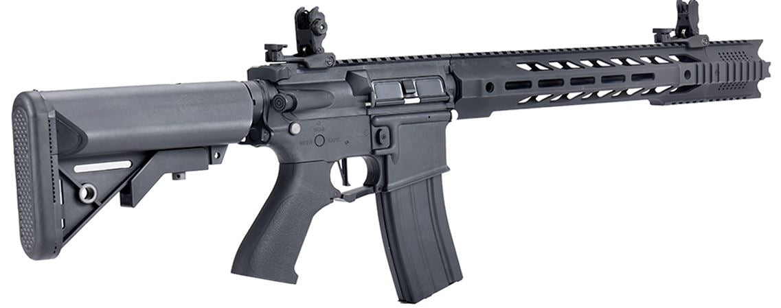 Lancer Tactical Hybrid Gen 2 SPR Interceptor Airsoft AEG Rifle - Black ...