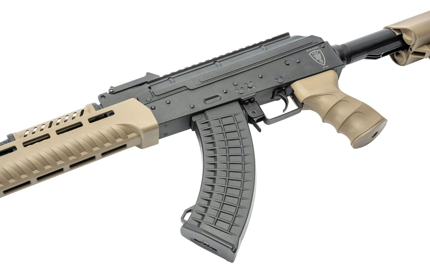Elite Force AKX Airsoft AEG Rifle w/ EyeTrace - Black/Tan – PB Sports LLC
