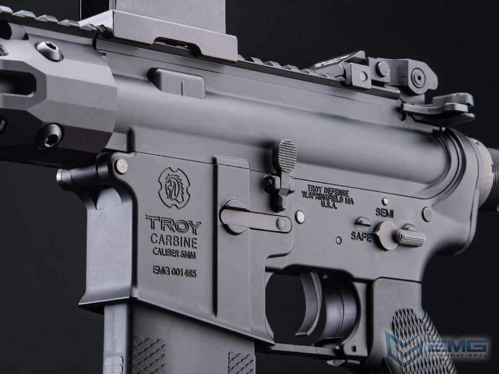 EMG Troy Industries Licensed SOCC M4 Carbine M-LOK AEG Rifle - 15" RIS