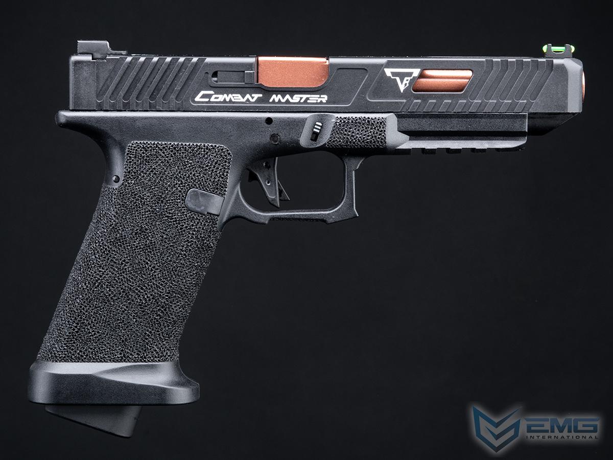 EMG Custom TTI JW2 Polymer Combat Master Slide + Ultimate GBB Frame Cu ...