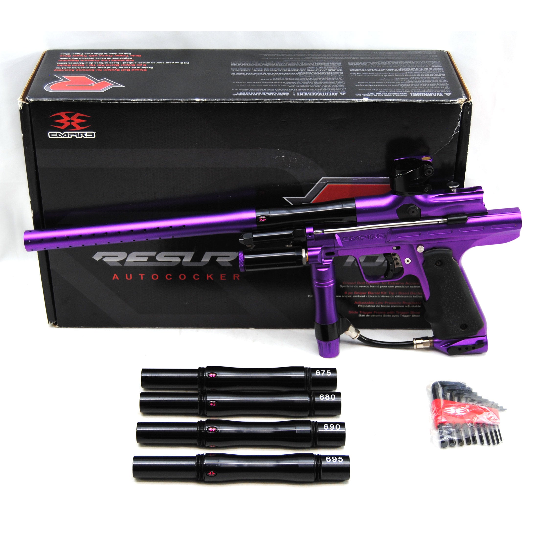 Used Empire Resurrection Autococker - Purple/Black – PB Sports LLC
