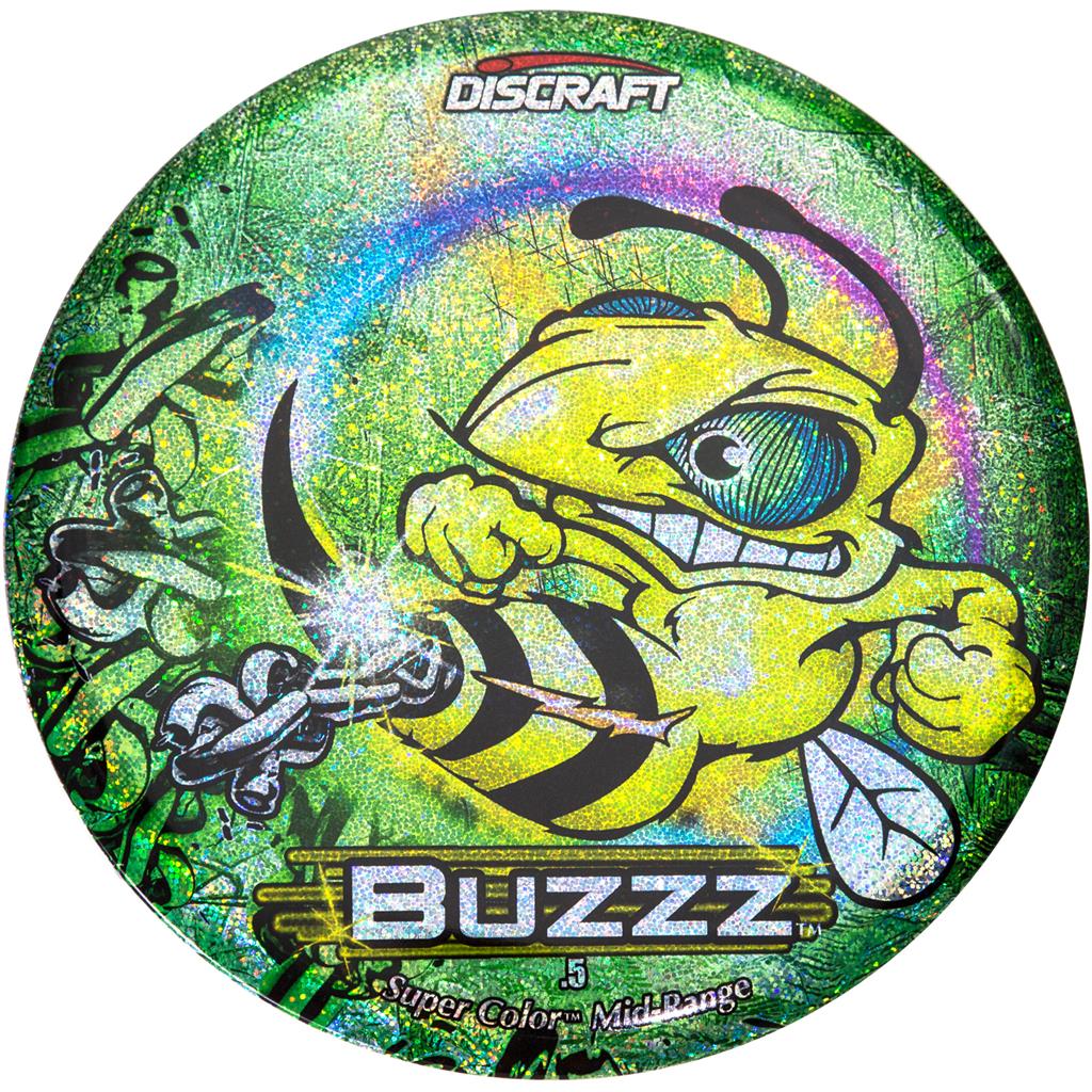 Discraft Full Foil Supercolor Buzzz Golf Disc - Sparkle Prism Chains ...