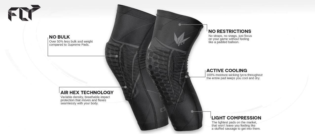 Bunkerkings Fly Compression Knee Pads – PB Sports LLC