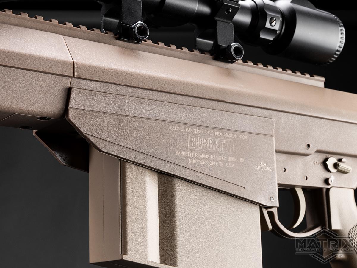 Matrix Barrett Licensed M82A1 Bolt Action Airsoft Sniper Rifle – PB ...