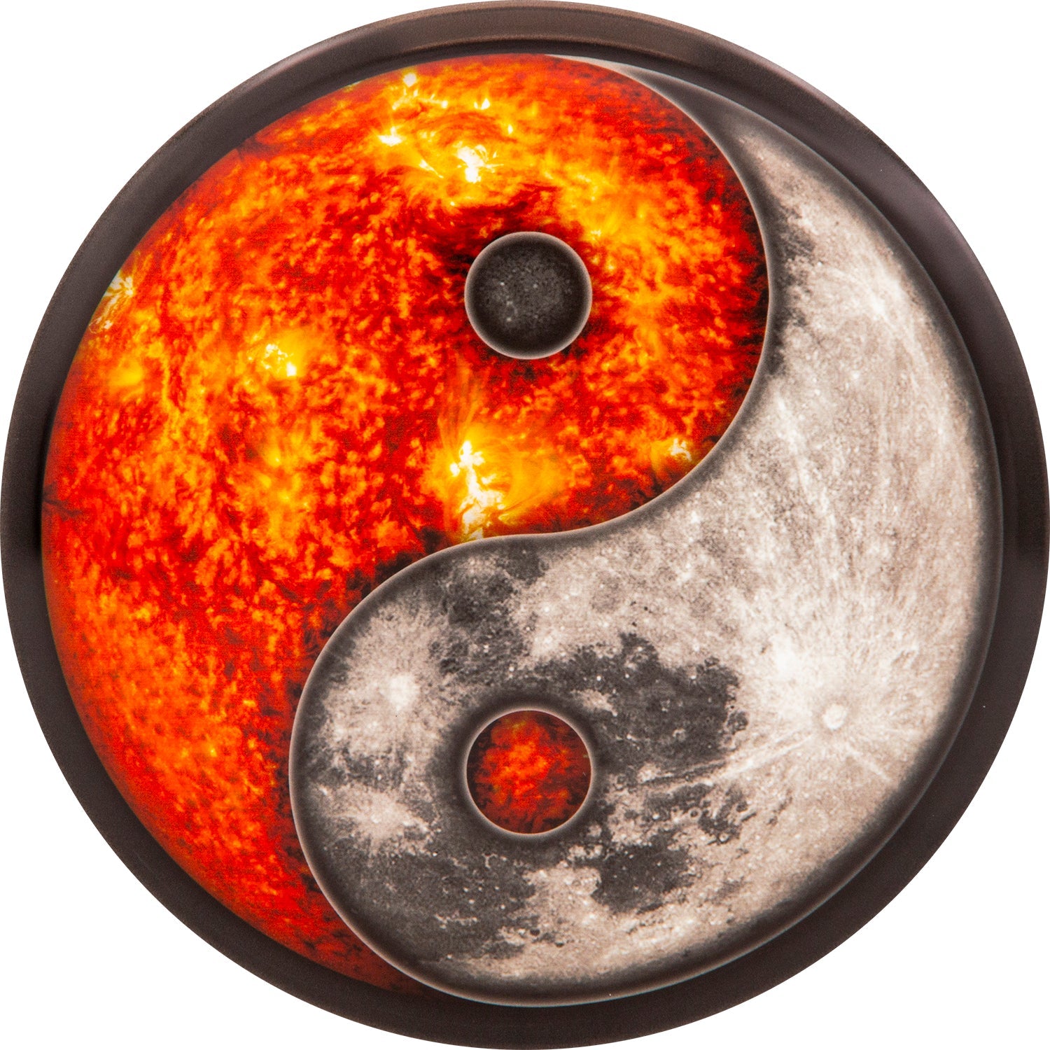 Dynamic Discs Fuzion EMAC Truth DyeMax Sun and Moon Yin Yang Disc – PB ...