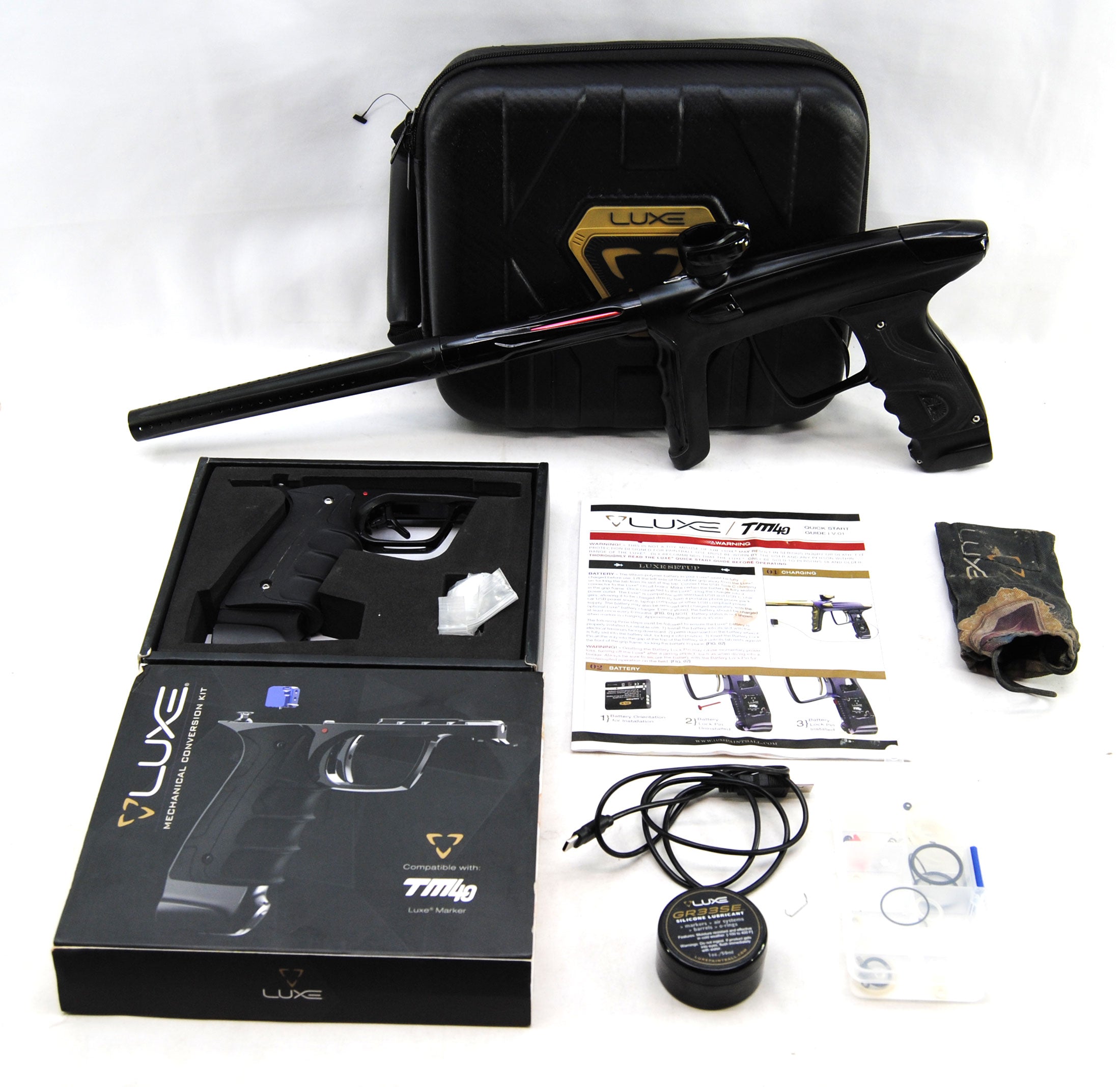 Used DLX Luxe TM40 w/ Mechanical Frame - Dust Black/Polish Black – PB ...