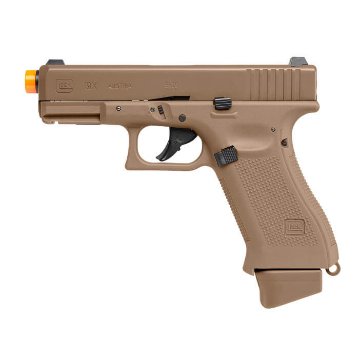 Elite Force Glock G19X Gen Co2 Airsoft Pistol Half Blow Back - Coyote ...