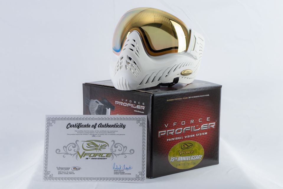 VForce Profiler Mask 15th Anniversary White Gold - 1 of 200 – PB Sports LLC