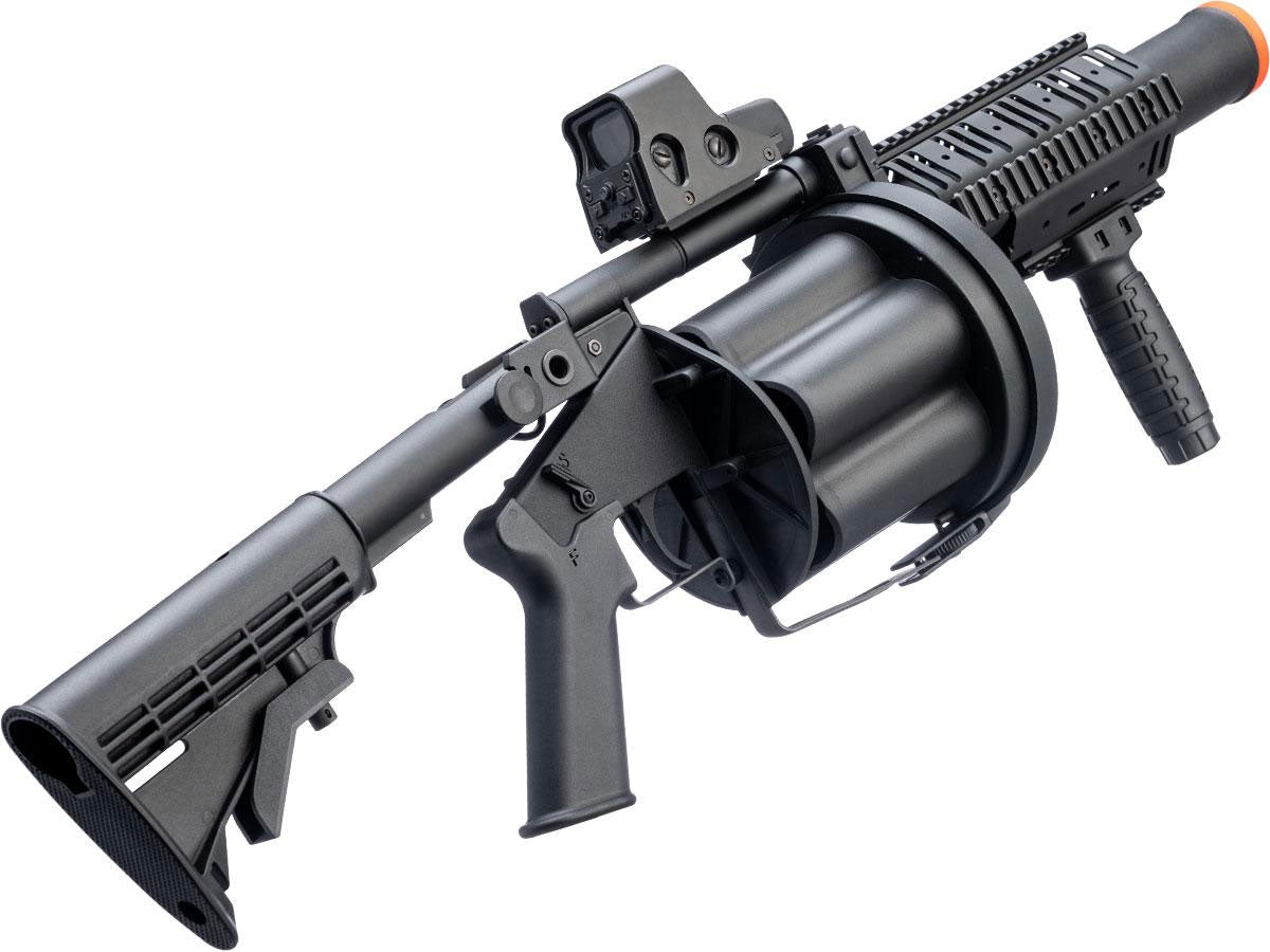 ICS MGL Full Size Airsoft Revolver Grenade Launcher - Black – PB Sports LLC