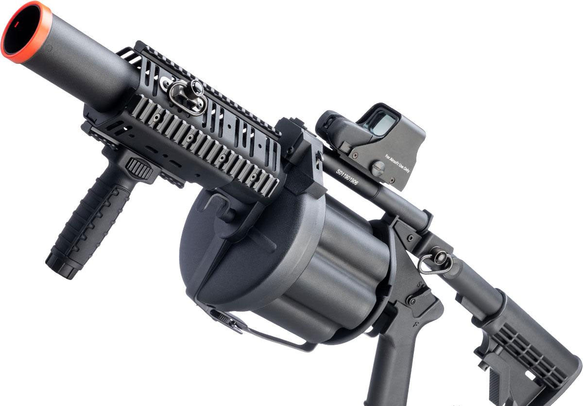 ICS MGL Full Size Airsoft Revolver Grenade Launcher - Black – PB Sports LLC