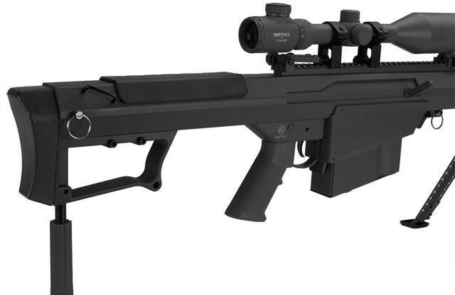 6mmProShop Barrett Licensed M107A1 Gen2 Long Range Airsoft AEG Sniper ...