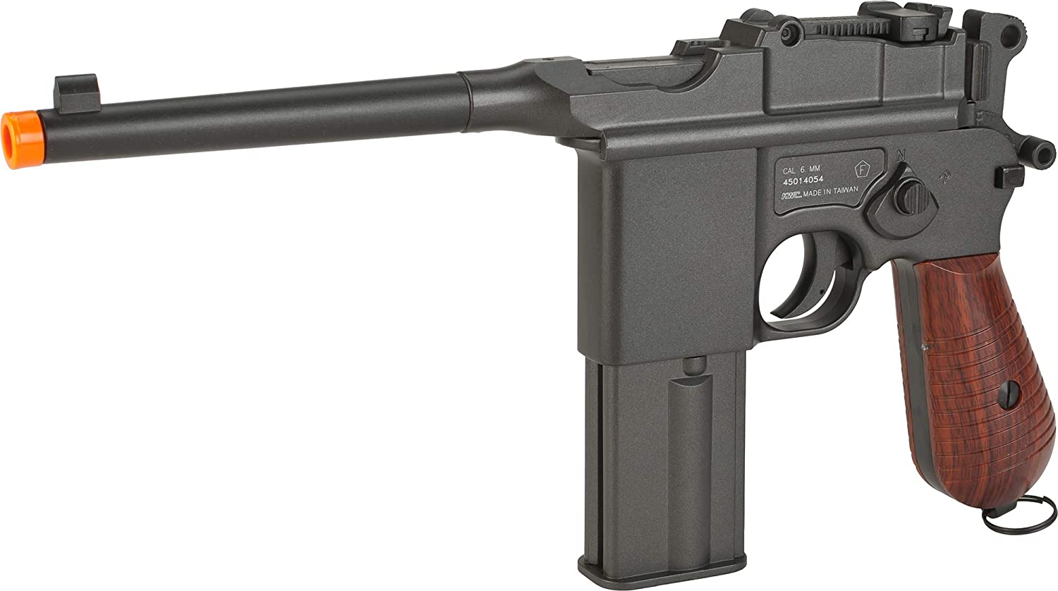 KWC M712 Broomhandle Full-Auto Full Metal Airsoft CO2 Gas Pistol – PB ...