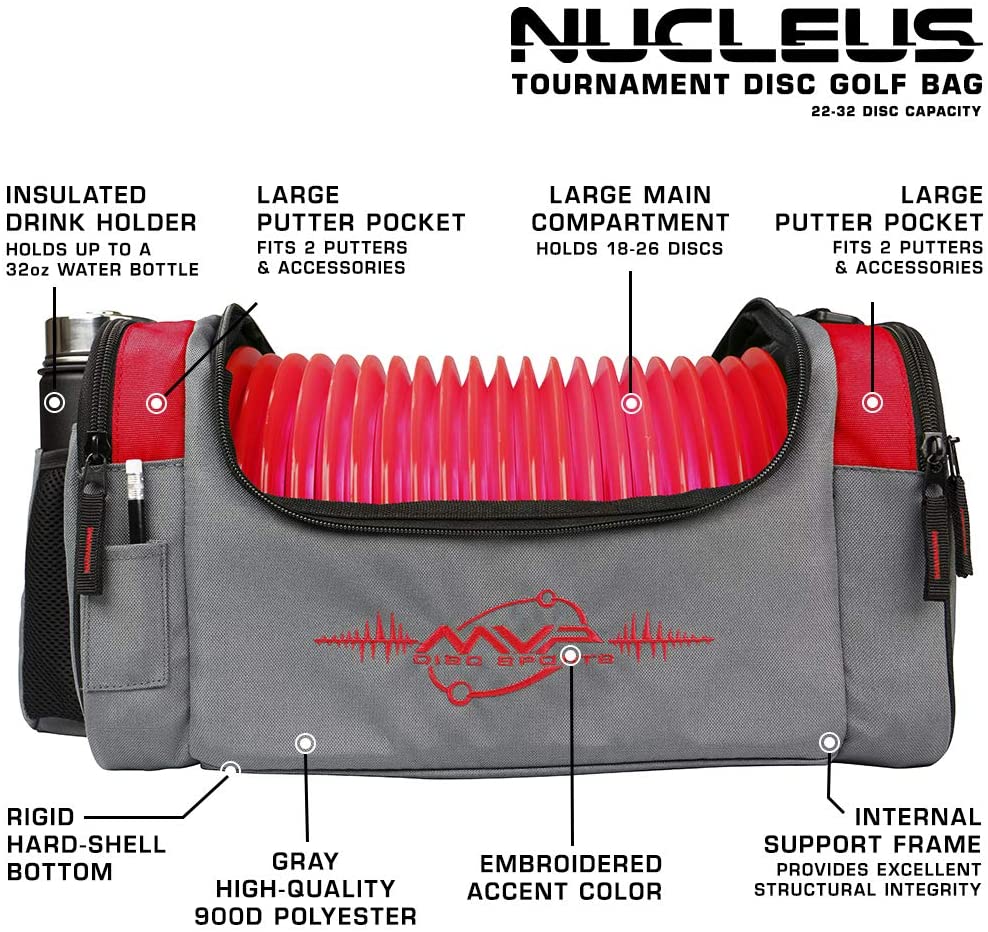MVP Rover Disc Golf Cart with Nucleus Bag