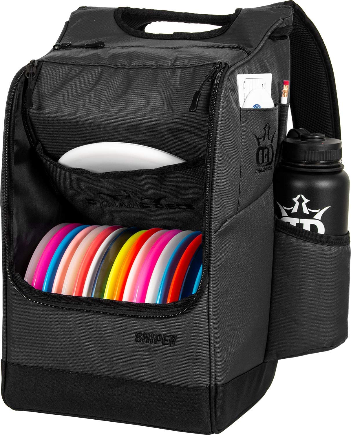 Dynamic Discs Sniper Backpack Disc Golf Bag - Heather Charcoal – PB ...