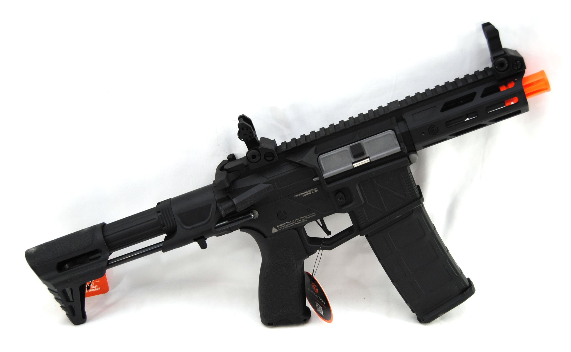 Evolution Combat Ghost XS EMR PDW Carbontech ETU Airsoft Rifle - Black – PB Sports LLC