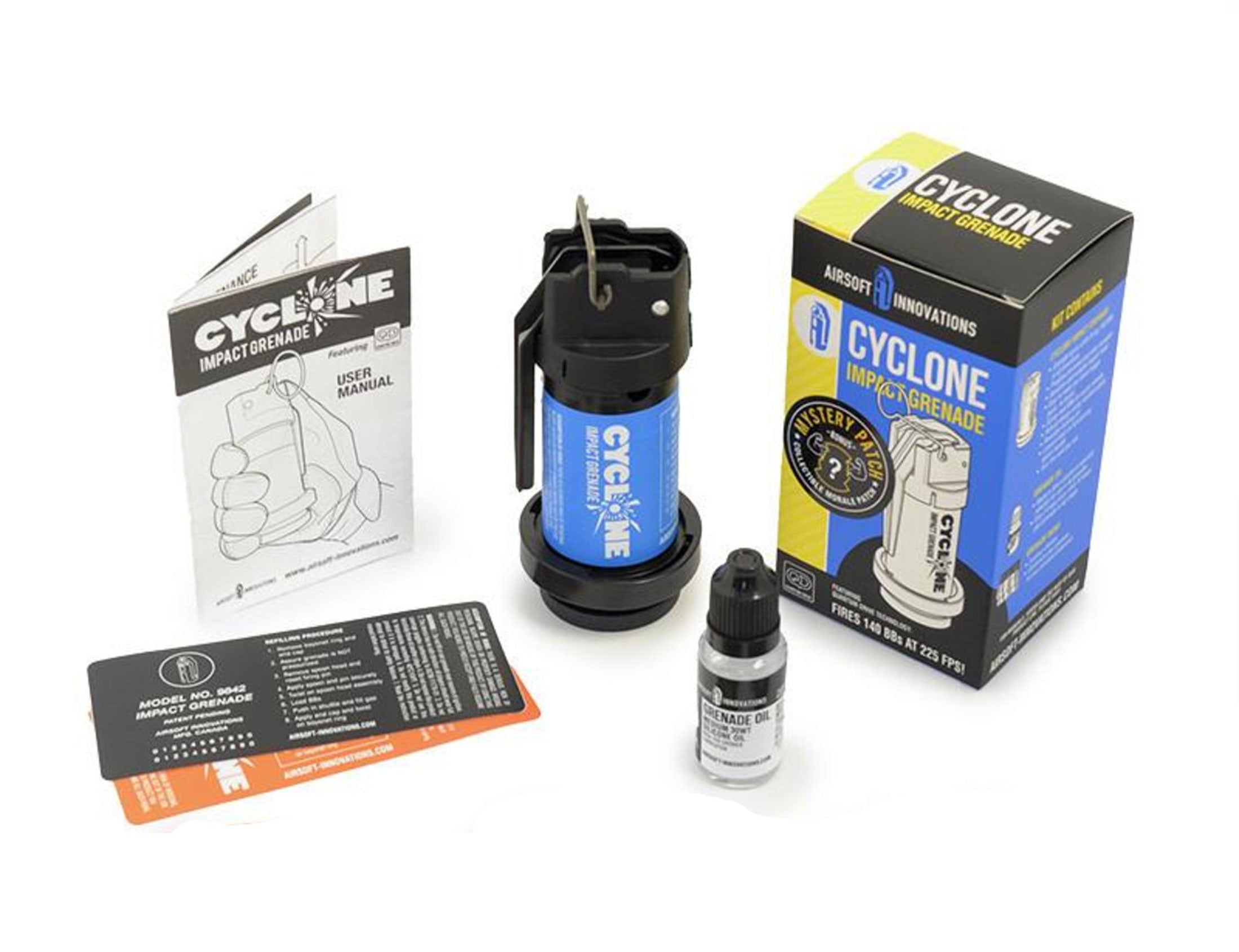 Airsoft Innovations Cyclone Impact Airsoft Grenade – PB Sports LLC
