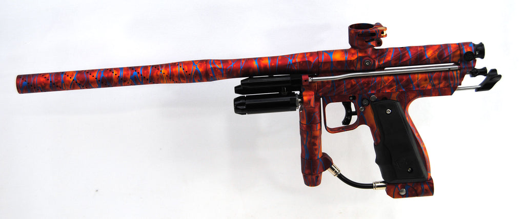 Inception Designs Retro Ripper Mini Autococker - Orange/Red Acid Wash