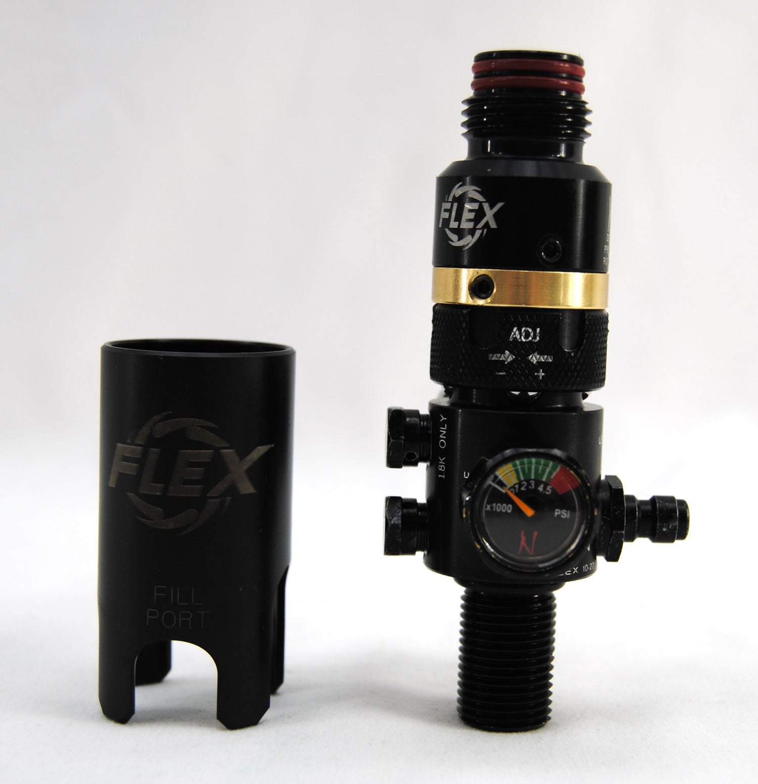 Ninja FLEX Regulator for 4500psi Bottles - Adjustable Output Regulator ...