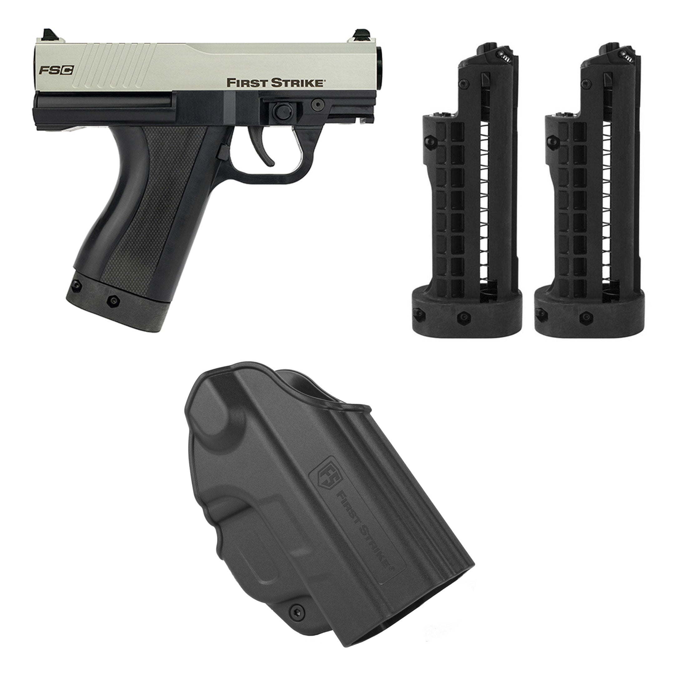 First Strike FSC (First Strike Compact) Paintball Pistol with Holster ...