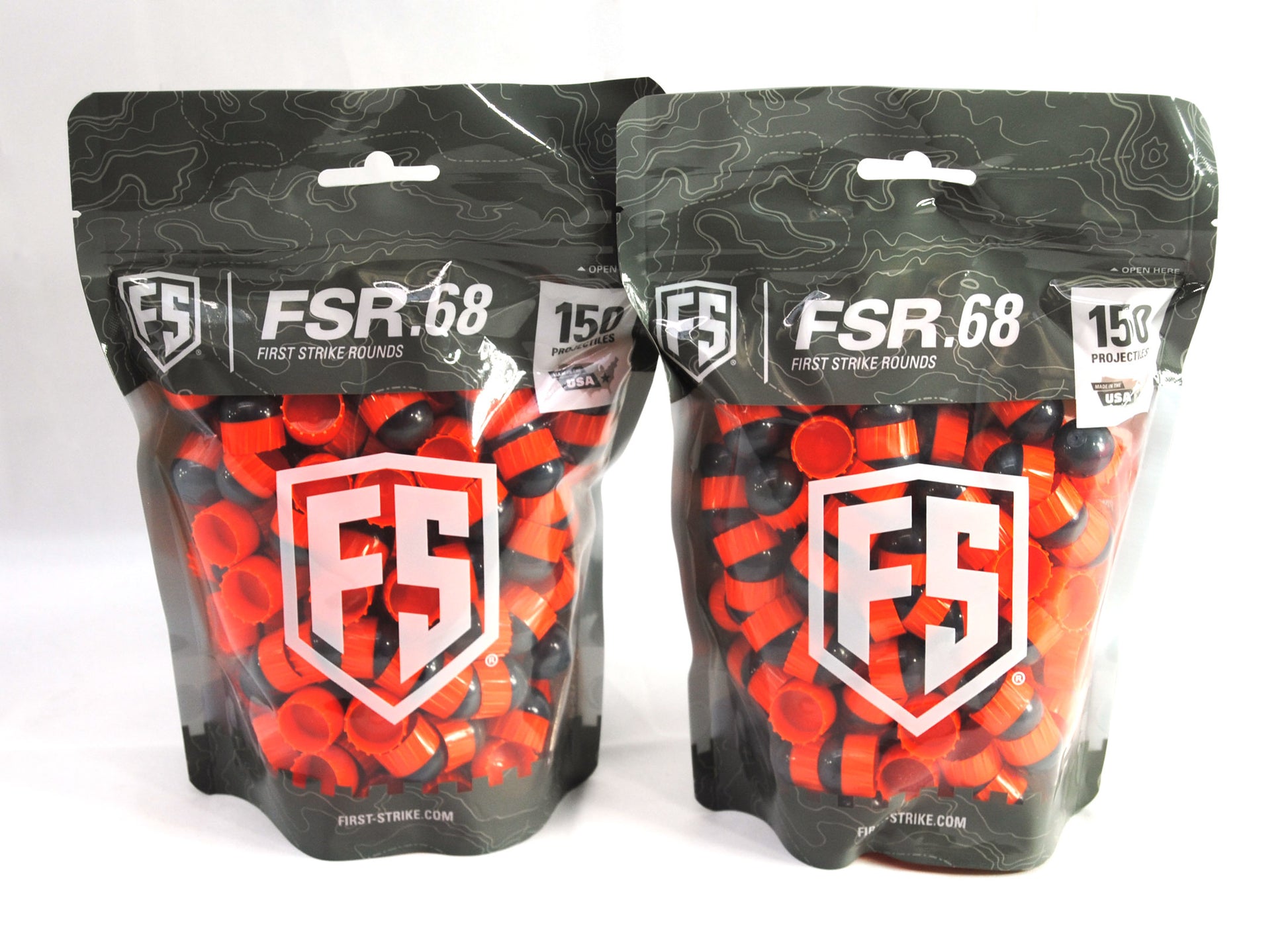 FSR First Strike Rounds - 300 Count - Smoke/Orange - Orange – PB Sports LLC