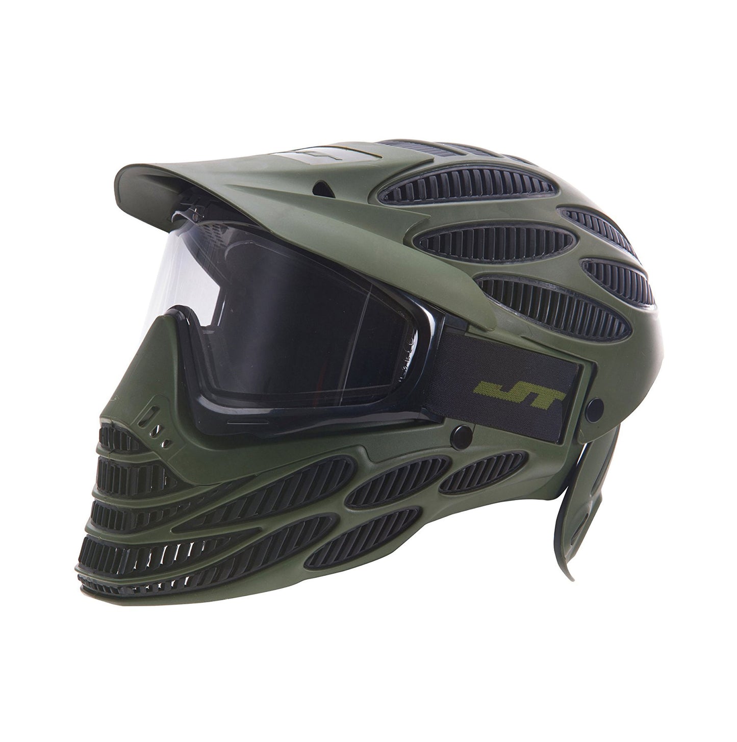 JT Spectra Flex 8 Full Head Paintball Mask - Olive/Black + Vortex II F ...