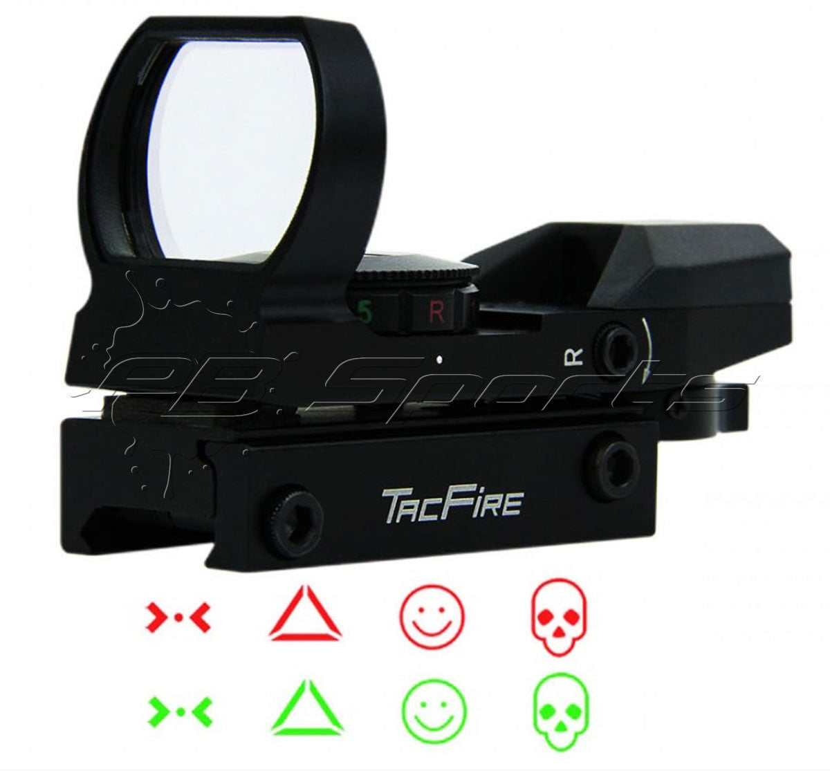 TACFIRE Tactical Dual Illuminated Multi Retical Sight - Predator Editi ...