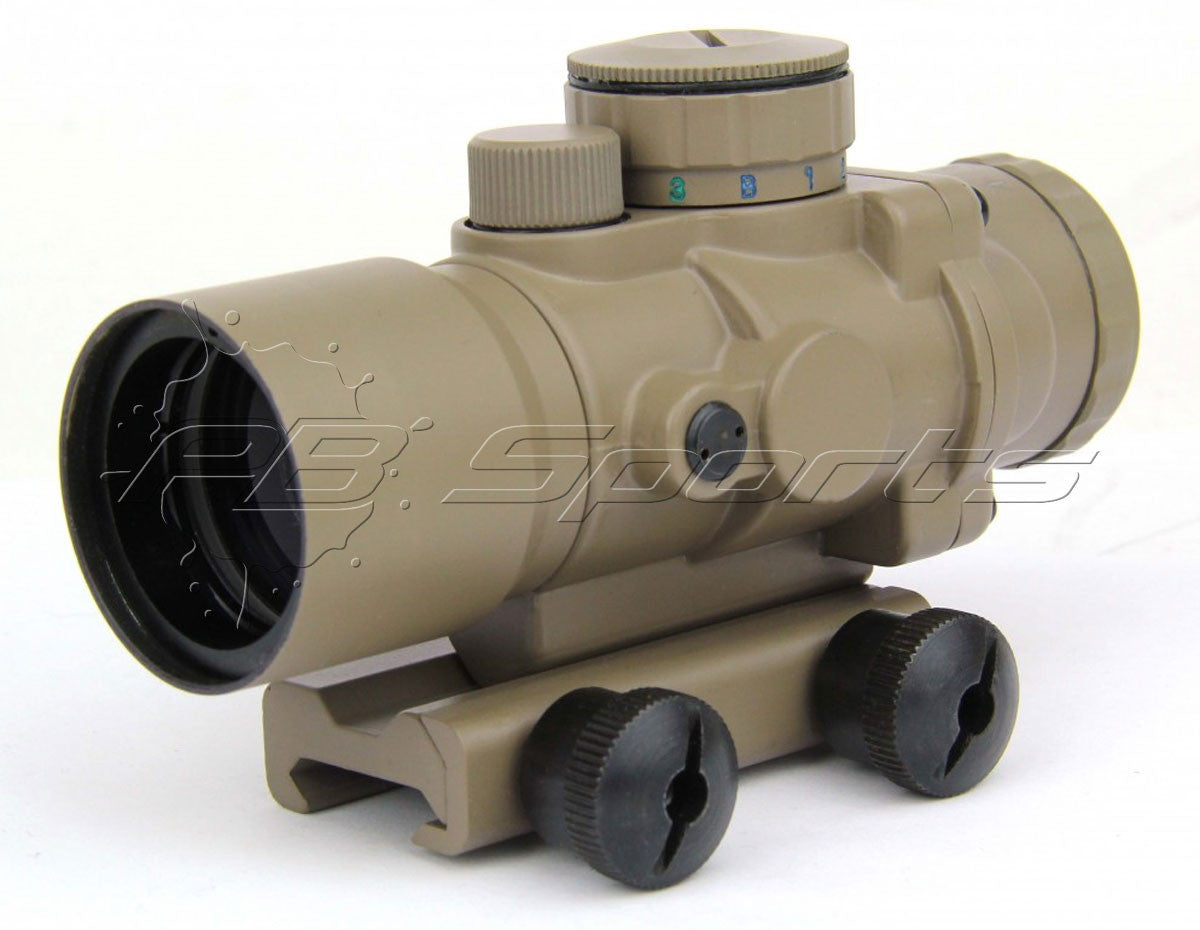 TACFIRE 3x30 Tri-Illuminated Ultra Compact Prism Scope - FDE – PB ...
