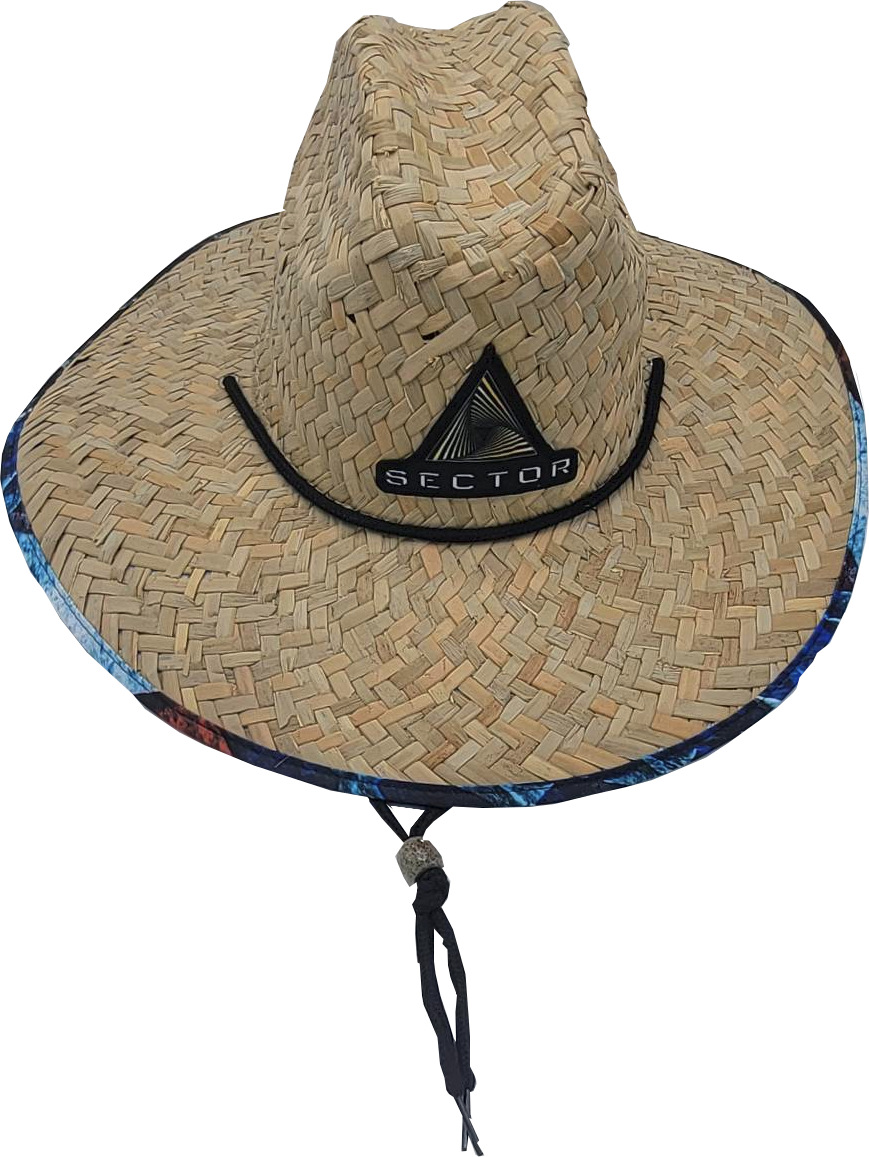 Sector Paintball Straw Hat - USA Flag – PB Sports LLC