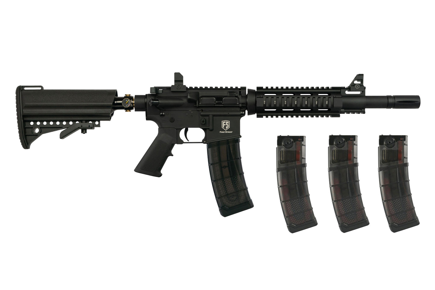 First Strike T15 Tiberius Arms Paintball Marker + 2 pack of V2 Smoke M ...