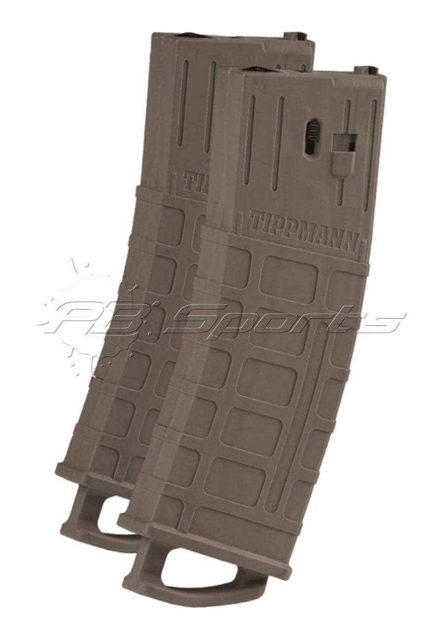 Tippmann TMC Magazine 2 Pack - 20 Ball - Dark Earth (Tan) – PB Sports LLC