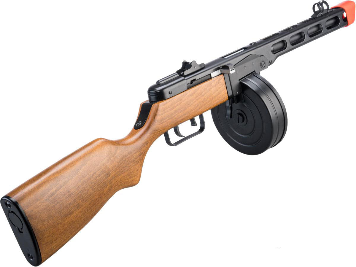ARES PPSh-41 Real Wood Airsoft AEG SMG w/ Drum Magazine – PB Sports LLC