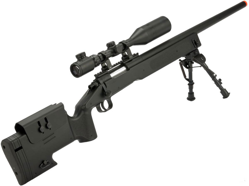 ASG M40A3 SportLine Airsoft Sniper Rifle - Black