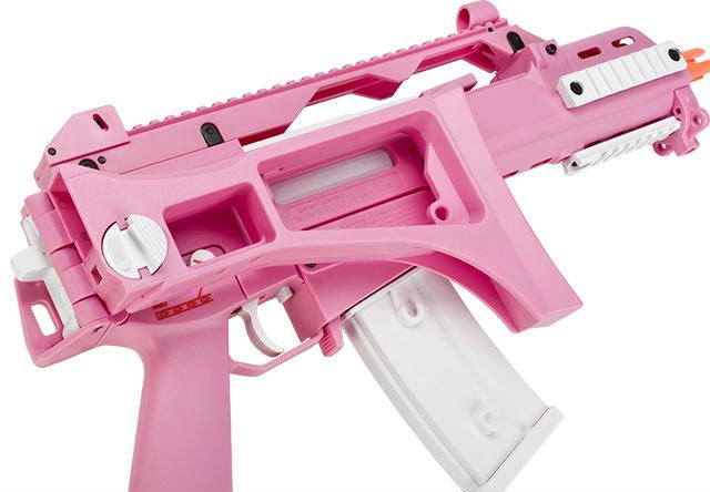 H&K G36C Pink Limited Edition Full Size Metal Gearbox Airsoft AEG – PB ...
