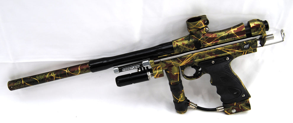 Used Dye X Freeflow Reflex Autococker - Custom Splash Camo Anno – PB ...