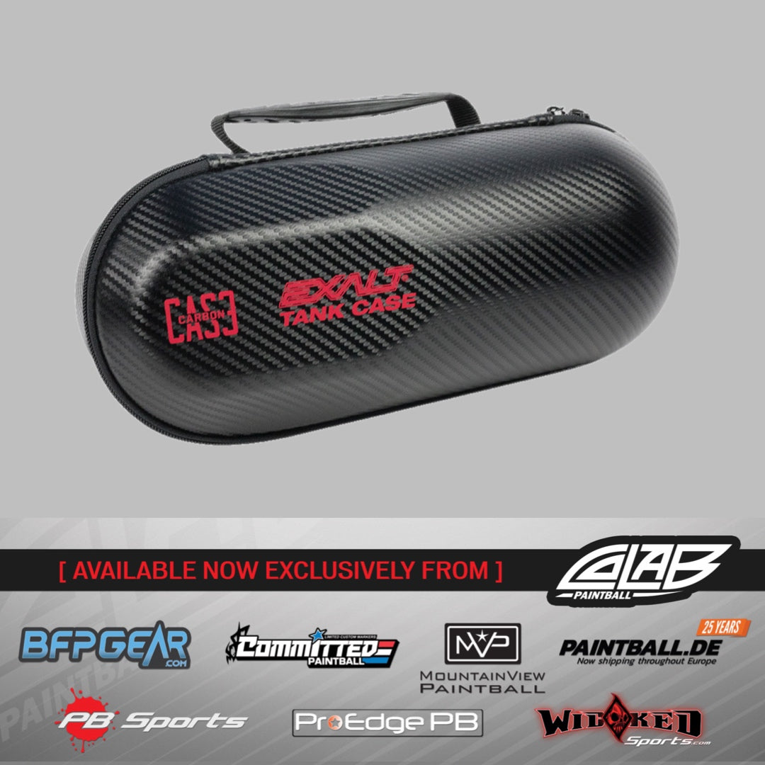 Exalt Carbon Tank Case - Black/Red – PB Sports LLC