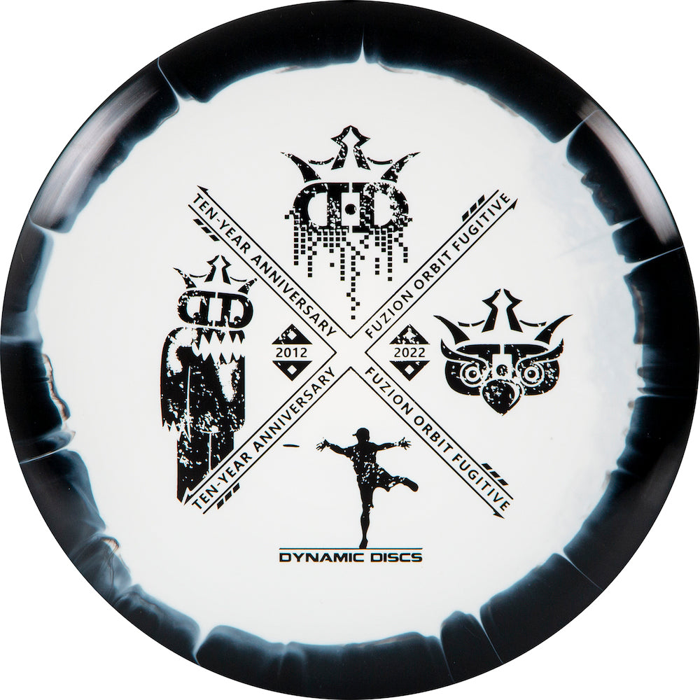 Dynamic Discs Fuzion Orbit Fugitive - 10 Year Anniversary Stamp – PB ...