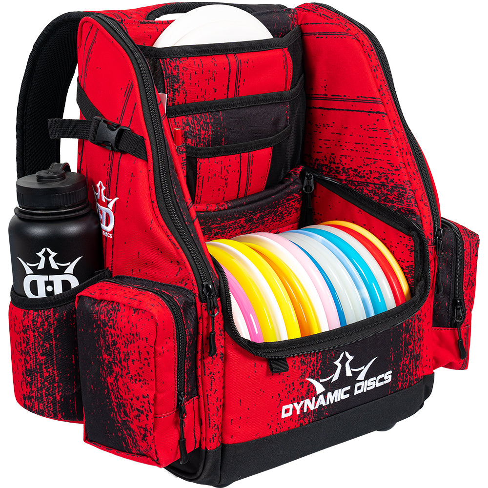 Dynamic Discs Commander Backpack Disc Golf Bag - Atomic Red