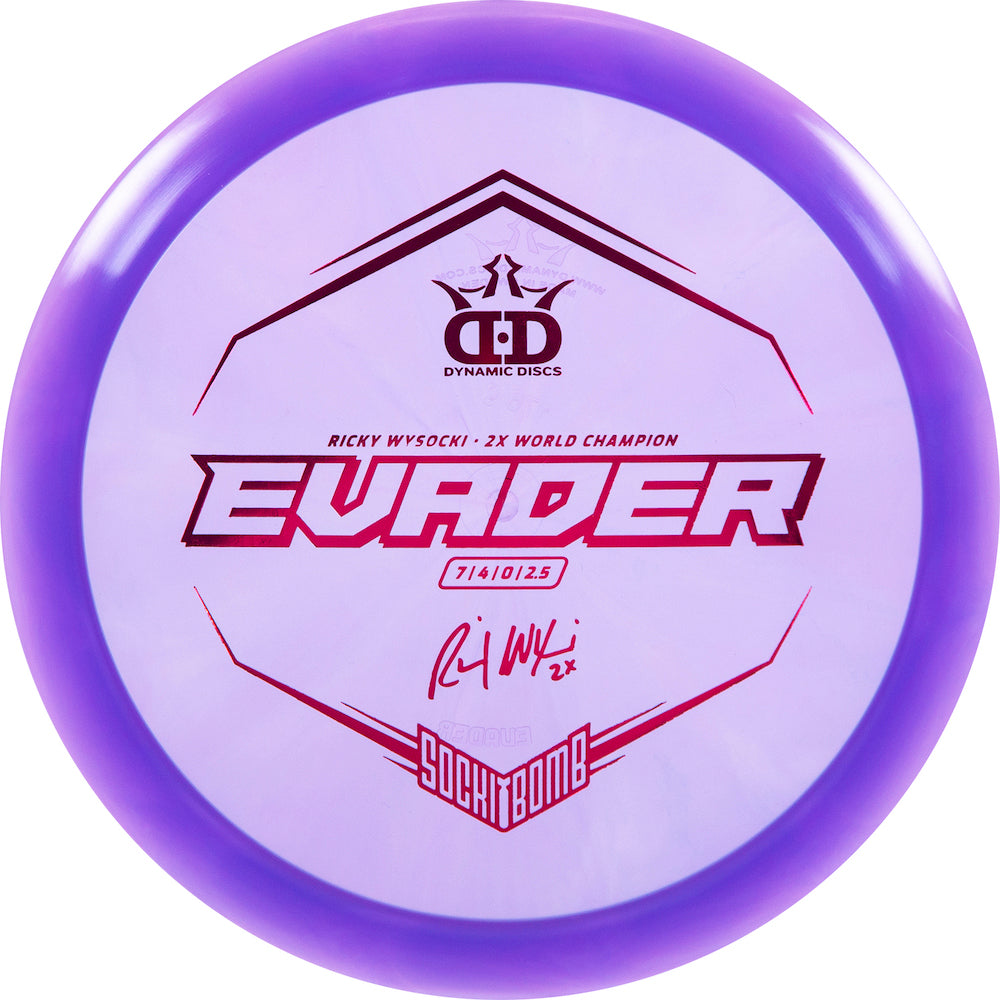 Dynamic Discs Lucid Evader Disc - Ricky Wysocki SockiBomb – PB Sports LLC