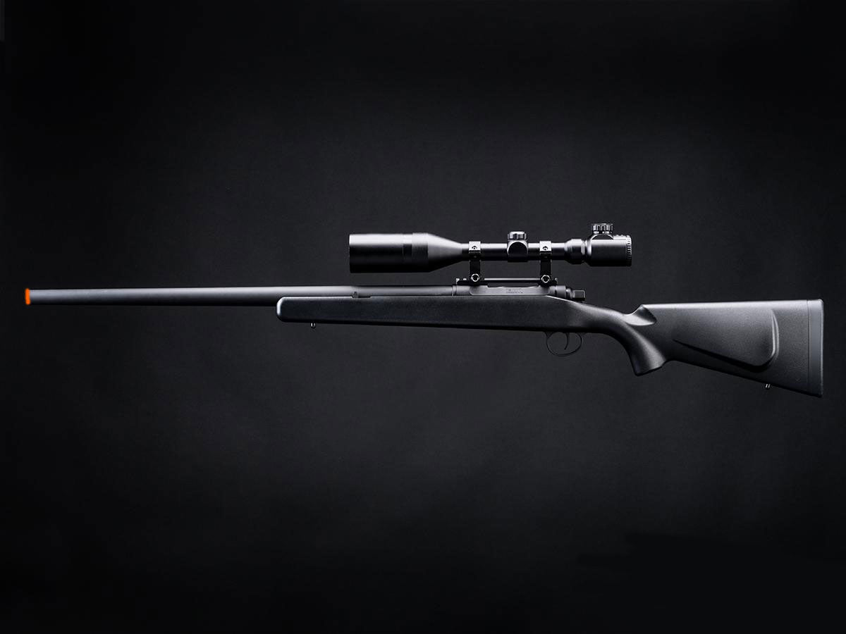 EMG Barrett Fieldcraft Precision Bolt-Action Airsoft Sniper Rifle w/ F ...