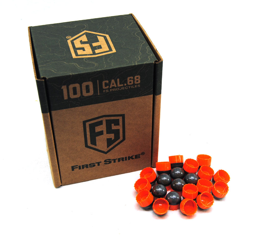 First Strike Rounds - 100ct - Smoke/Orange - Orange Fill – PB Sports LLC