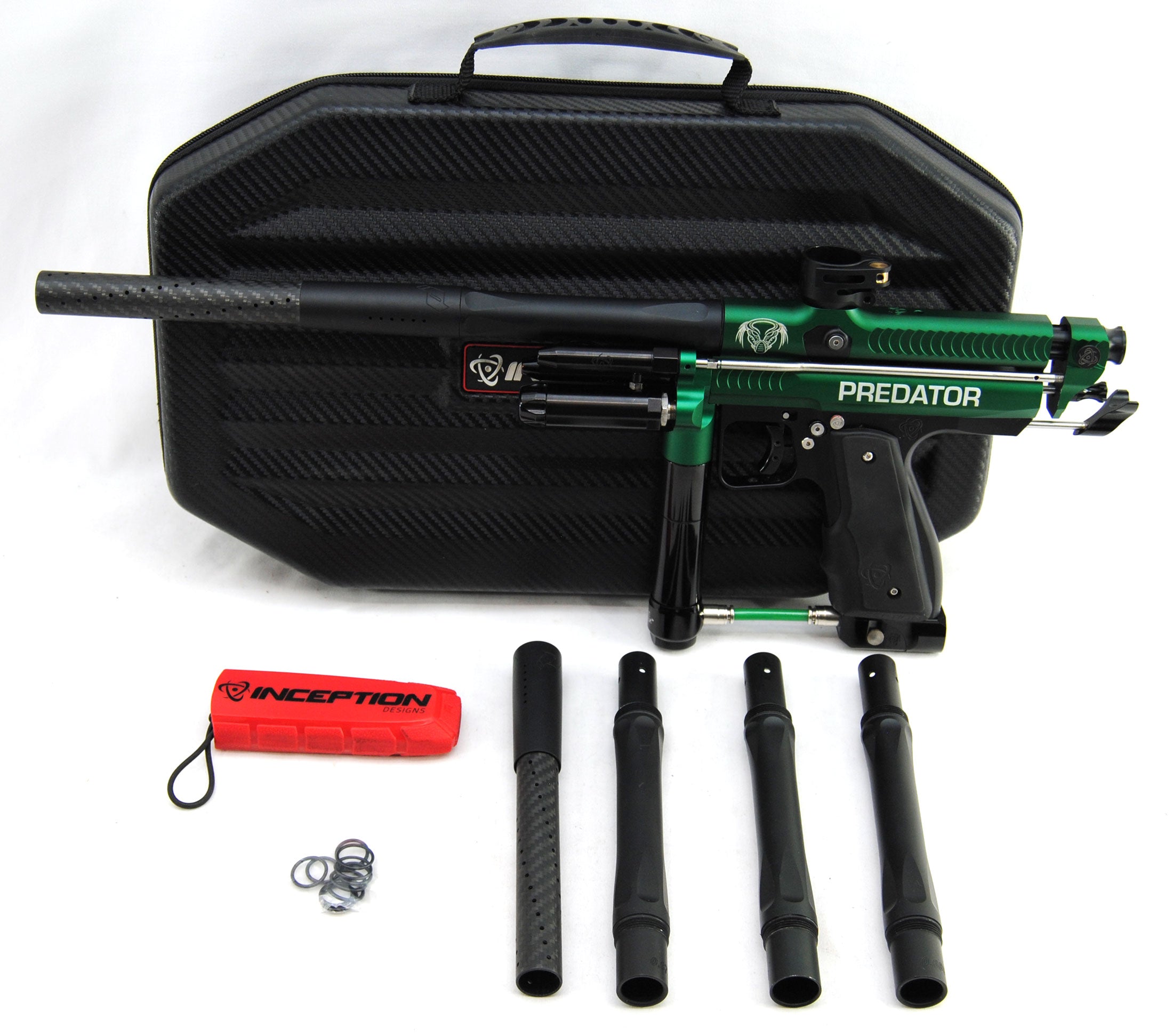 Used Inception Designs Mini Predator Autococker #009 - Green – PB ...