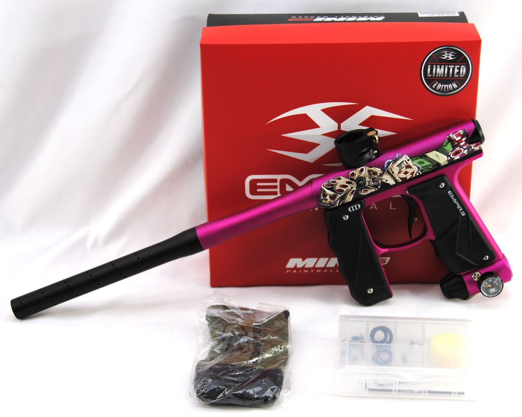 Empire Mini GS Paintball Gun w/ 2 Piece Barrel - Midnight Gambler Edit