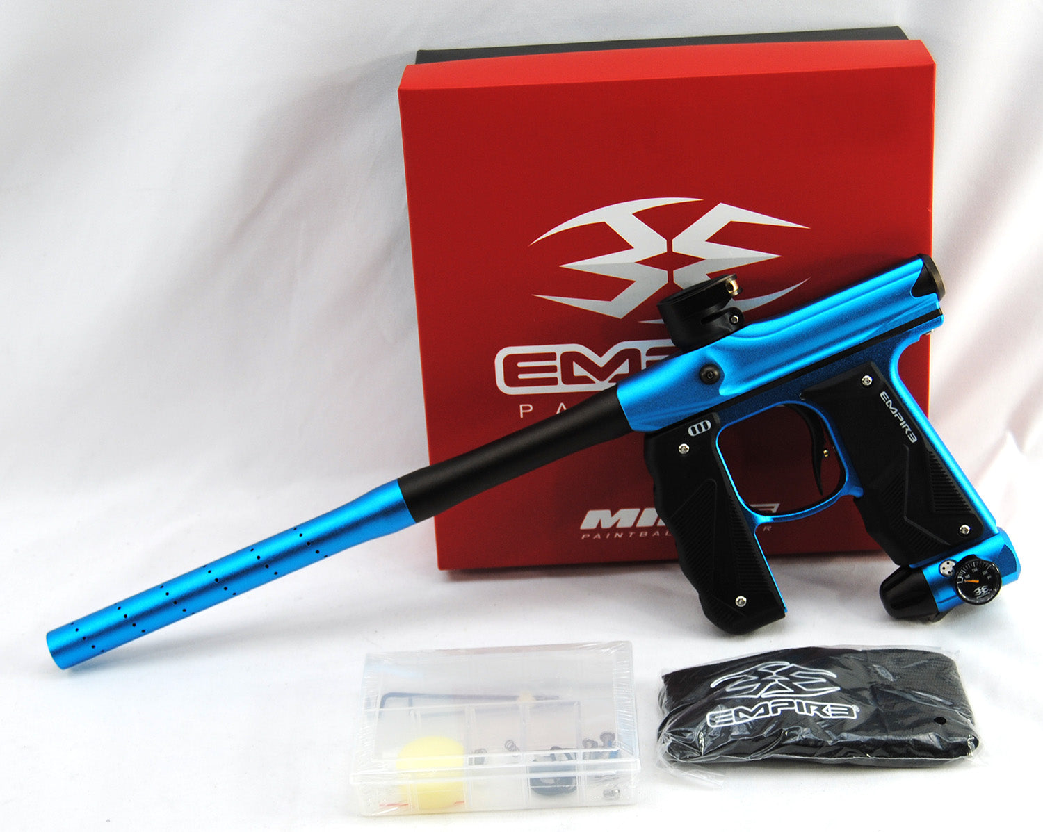 Empire Mini GS Paintball Gun w/ 2 Piece Barrel - Dust Blue / Brown – PB ...