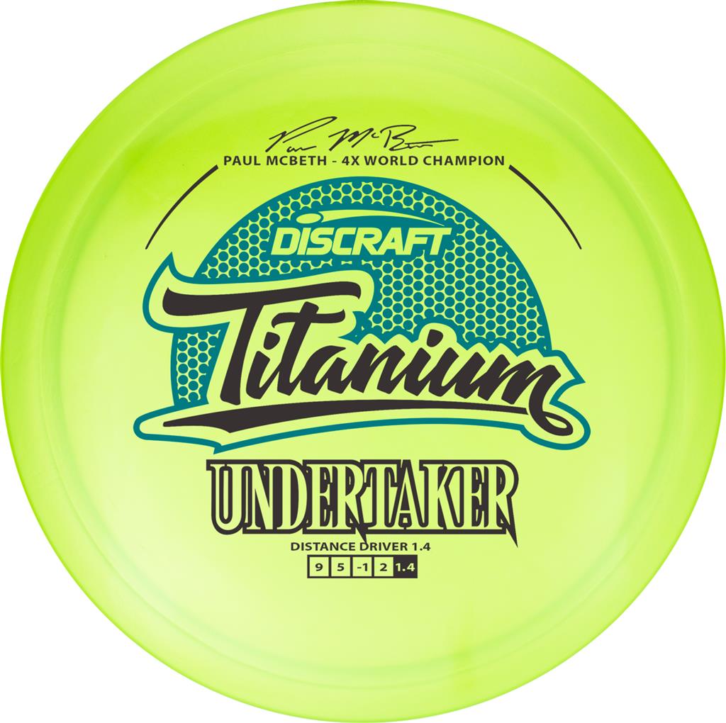 Discraft Titanium Undertaker Golf Disc – PB Sports LLC
