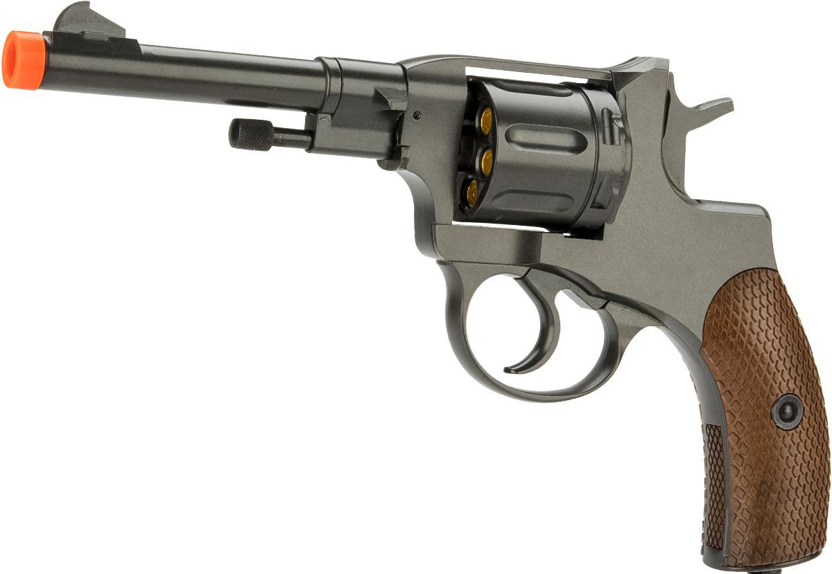 WinGun Nagant M1895 Airsoft CO2 Revolver – PB Sports LLC